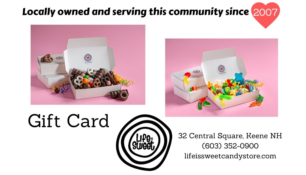 Life is Sweet Gift Card – Life is Sweet Candy Store